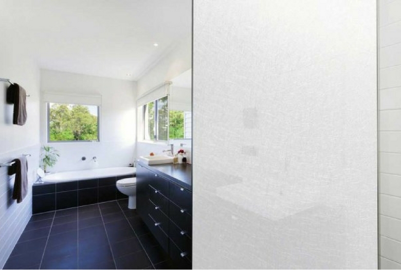 Frosted and Dusted Decorative Glass Window Film in Utah